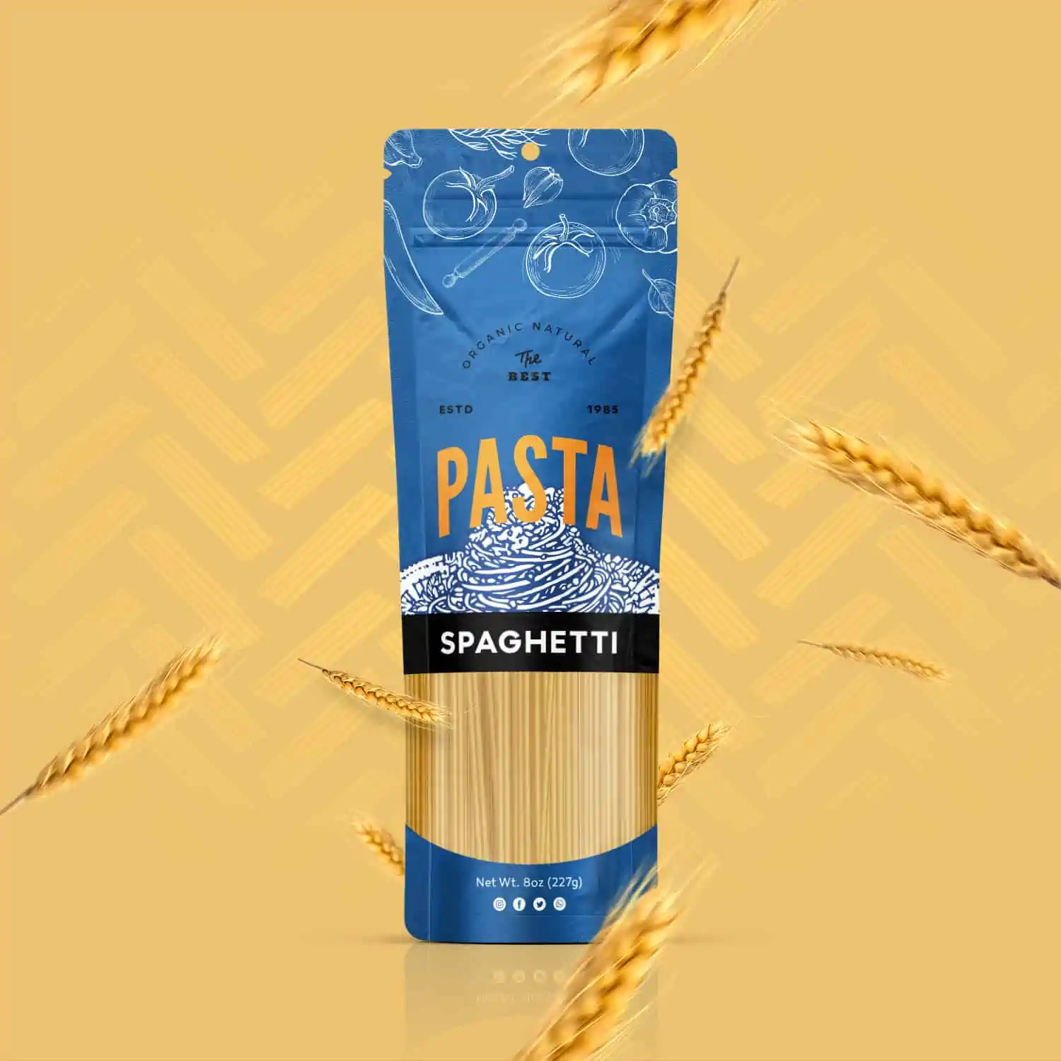 CUSTOM PRINTED PASTA BAGS - Pouch.me